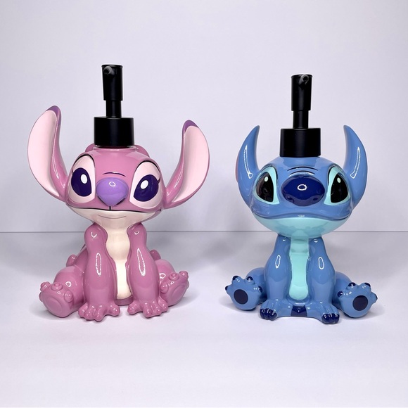 Disney | Bath | Disney Lilo And Stitch Stitch And Angel Soap Dispensers ...